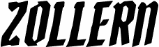 Zollern Extra-Expanded font