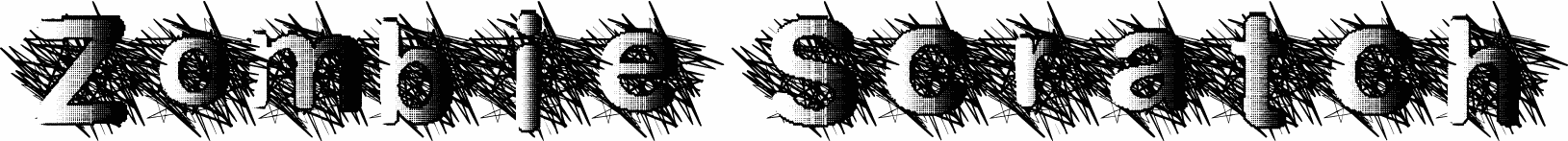 ZombieScratch font
