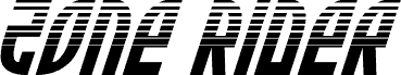Zone Rider Exp Italic font | Fonts2u.com