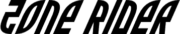 Zone Rider Exp Italic font | Fonts2u.com