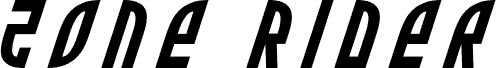 Zone Rider Exp Italic font | Fonts2u.com