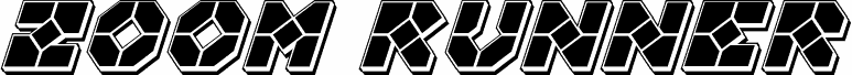Zoom Runner font