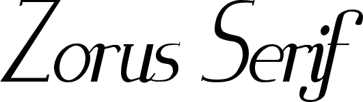 Zorus Serif Italic font | Fonts2u.com