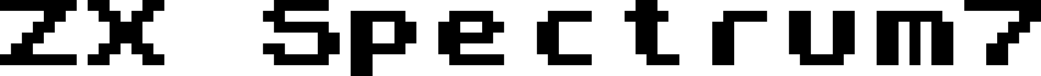 ZX Spectrum-7 Bold font | Fonts2u.com