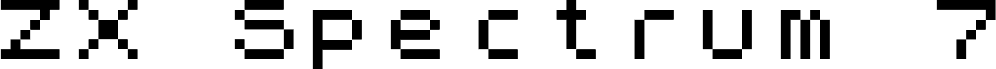 ZX Spectrum 7 Bold font | Fonts2u.com