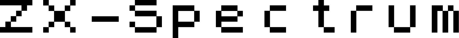 ZX Spectrum font | Fonts2u.com